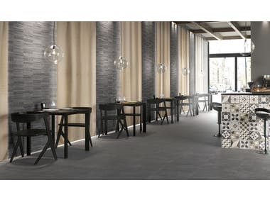 Porcelain stoneware wall/floor tiles with concrete effect GENESIS By ...