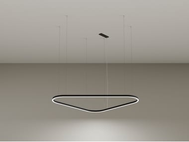 GEOMETRIC TRIANGLE Pendant lamp By LedsC4 | design Ramón Benedito