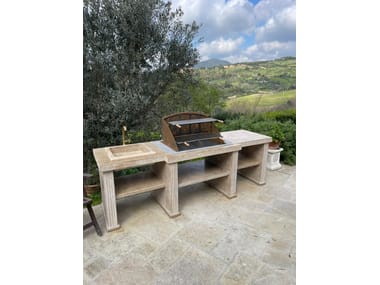 Barbecue 21 Natural stone barbecue By GH LAZZERINI