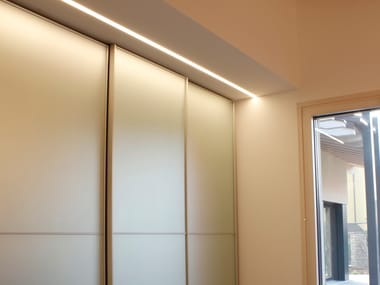Linear lighting profile for LED modules GHOST By Essenzialed