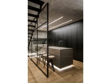 Aluminium linear lighting profile for LED modules GHOST LINE 18 By Olev