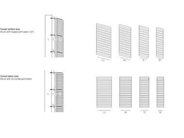 ACOUSTIC BRICKS Brique pleine de parement By GIMA