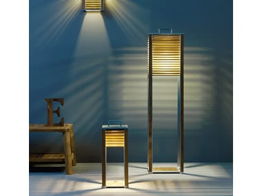 GINGER LED teak Outdoor wall Lamp By Ethimo | design Niccolò Grassi