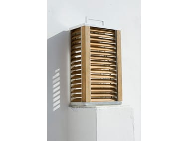 GINGER LED teak Outdoor wall Lamp By Ethimo | design Niccolò Grassi
