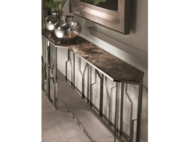 GINZA Marble console table By Longhi | design Alessandro La Spada