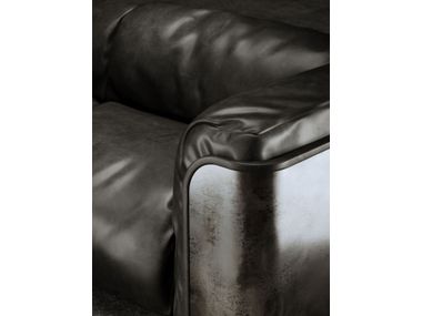SAINT-GERMAIN 3 seater leather sofa By Giopagani | design Gio Pagani