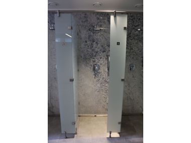 GLASS BOX Glass toilet partition By GES Group