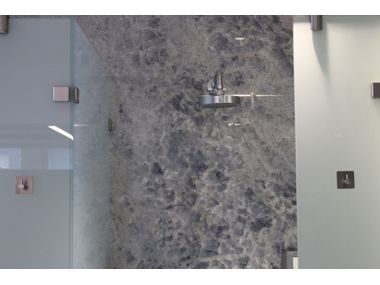 GLASS BOX Glass toilet partition By GES Group