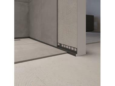 GLASS PROFILE GPS4 Stainless steel edge profile for floors By PROFILPAS