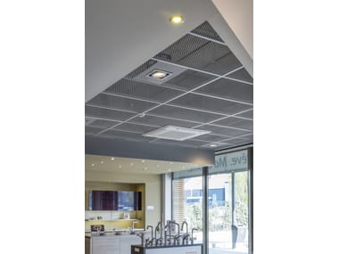 Expanded metal ceiling panels GM PLAC® By METAL DEPLOYE