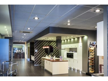 Expanded metal ceiling panels GM PLAC® By METAL DEPLOYE