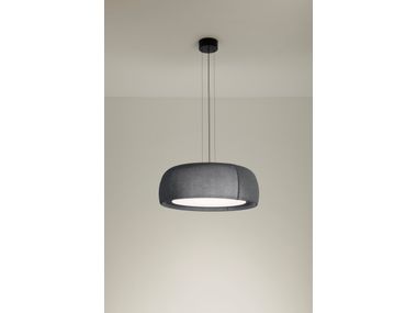 GONG LED fabric pendant lamp By LedsC4 | design Francesc Vilaró