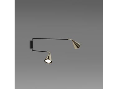 GORDON Adjustable metal wall lamp By Tooy | design Corrado Dotti