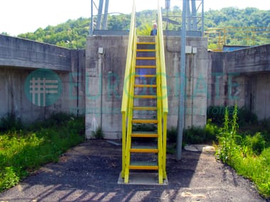 EUROTRED® FIBREGLASS (GRP) STAIR TREADS Fiberglass step for fire escape ...