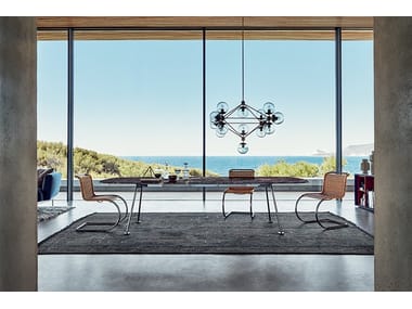 GRASSHOPPER Rectangular natural stone meeting table By Knoll | design ...