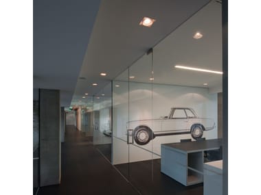 GRID IN TRIMLESS | Square spotlight Recessed adjustable square ...