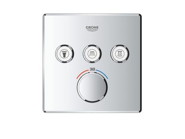 GROHTHERM SMARTCONTROL Thermostatic shower mixer with plate By Grohe