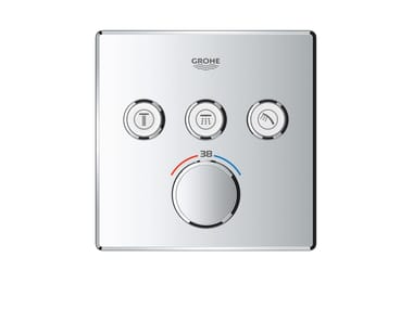 GROHTHERM SMARTCONTROL Thermostatic shower mixer with plate By Grohe