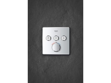 GROHTHERM SMARTCONTROL Thermostatic shower mixer with plate By Grohe