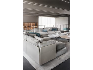 GROOVY Corner modular sectional fabric sofa By Lema