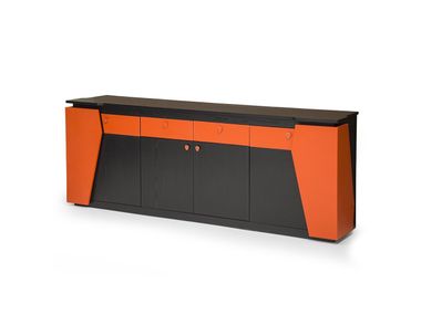 GT Low office storage unit with hinged doors By Tonino Lamborghini Casa