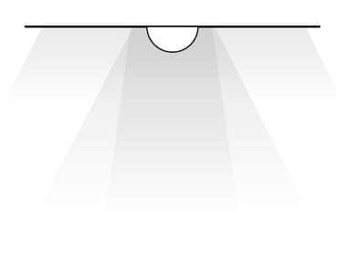 SKYNE GRAPHITE Linear lighting profile By Genuit