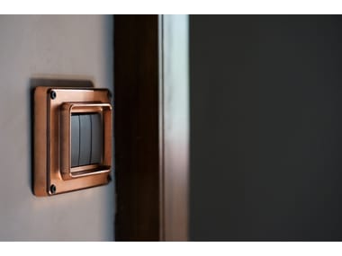 WALLPLATE COPPER Switch plate By Genuit