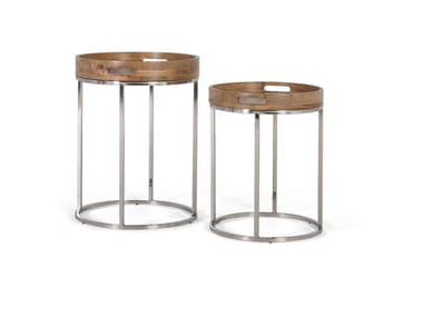 1560 Round high side table By Giner y Colomer