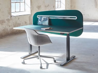 SILUETT desk screen Pannello divisorio da scrivania fonoassorbente By ...