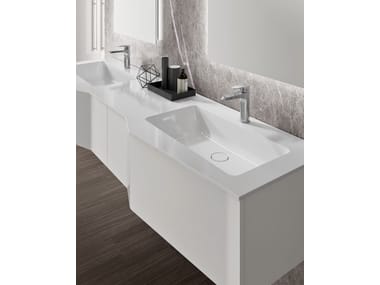 STR8 STR01 Double wall-mounted vanity unit with drawers By Gruppo ...