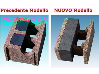 H block Wood-concrete loadbearing and thermal block By ISOTEX