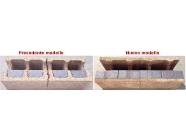 H block Wood-concrete loadbearing and thermal block By ISOTEX