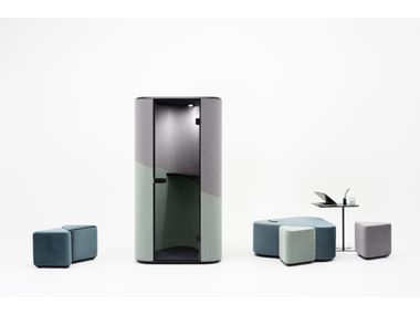 HANA Acoustic phone booth with built-in lights By MDD | design Dymitr ...