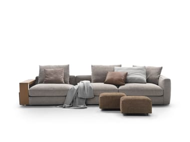 HARPER Sectional fabric sofa By Flexform | design Antonio Citterio