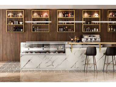 Bar counter wells with ice cream HARRIS By Frigomeccanica