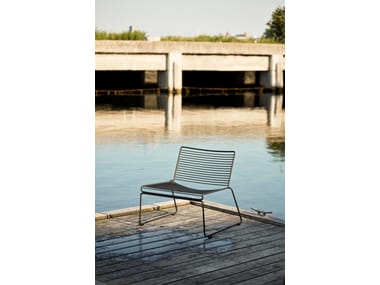 HEE Stackable powder coated steel easy chair By Hay | design Hee Welling
