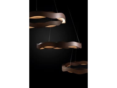 LED indirect light pendant lamp HELLO By Grok design Josep Patsí
