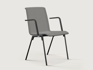 HERO PLUS | Chair with armrests Hero Plus Collection By Brunner