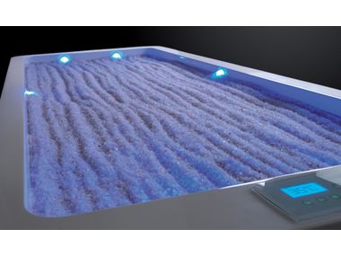SENSORY CABIN Heated massage bed with chromotherapy By Nilo