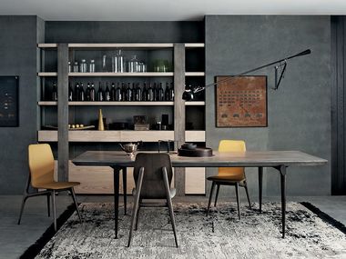 HIO Rectangular wooden dining table By Shake