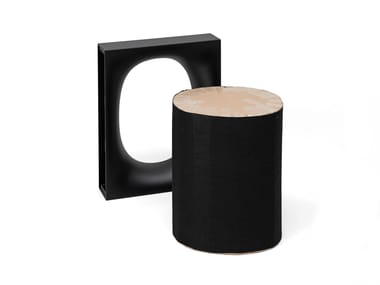 HOLO PILLAR Oval dining table By Kristalia | design Kensaku Oshiro