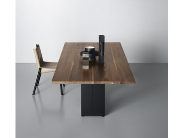 HOLO Rectangular wooden living room table By Kristalia