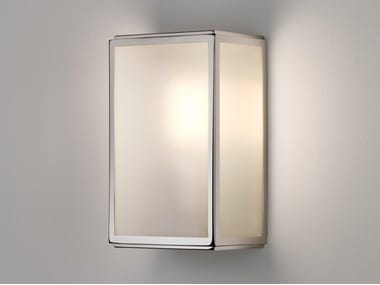 Glass and Stainless Steel outdoor wall lamp HOMEFIELD WALL FROSTED ...