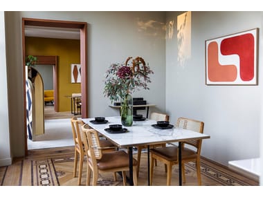 HORIZON Rectangular marble dining table By RED EDITION