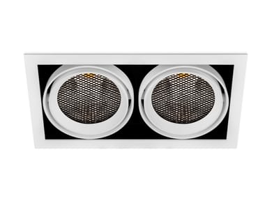 HUBBLE DOUBLE LED multiple rectangular spotlight By Arkoslight | design ...