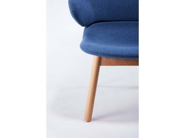 HUG Fabric easy chair with armrests By grado design | design Peter Fei