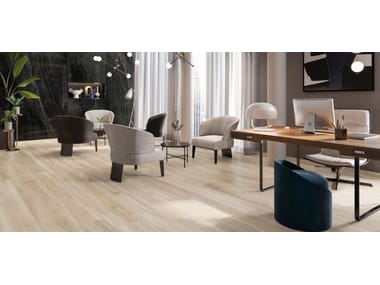 Indoor/outdoor porcelain stoneware flooring with wood effect HUSK By Supergres