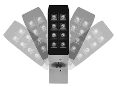 LED adjustable Outdoor floodlight HYDROTWIST By PUK