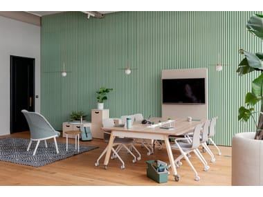 INTUITY PARK BENCH Mesa de reunión By Haworth