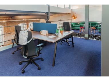 INTUITY Sectional multiple melamine office workstation with desk ...